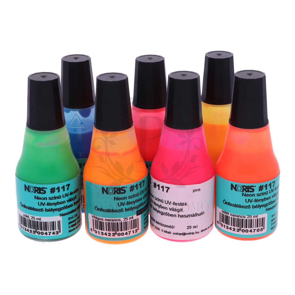 Neon Narancssárga bélyegzőfesték - 25 ml - Pecsétviasznyomó